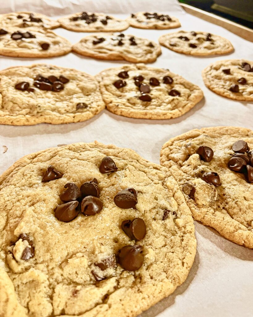 Brown Butter Chocolate Chip Cookies - Morgan Making It