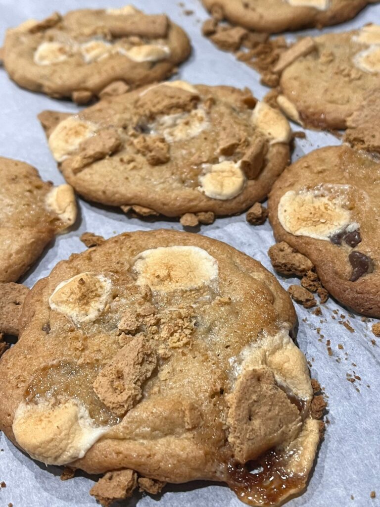 S’mores Brown Butter Cookies - Morgan Making It